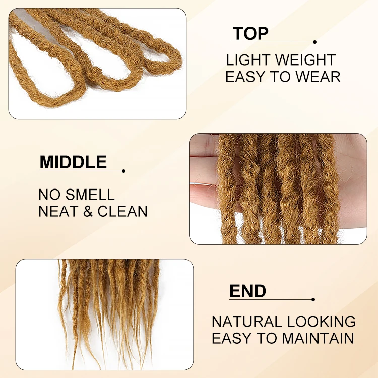 Julianna Wholesale Soft Dread Locks - Synthetic Hair Extensions
