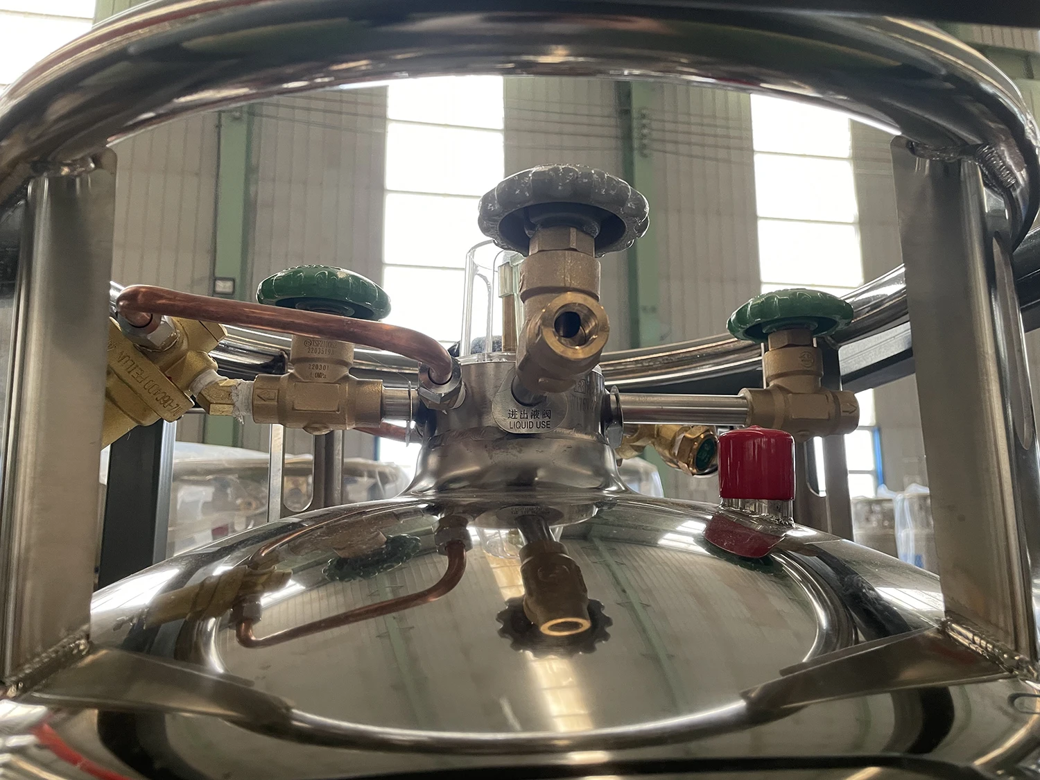 Cryogenic Container Oxygen Cylinder Stainless Steel Natural Gas Storage ...