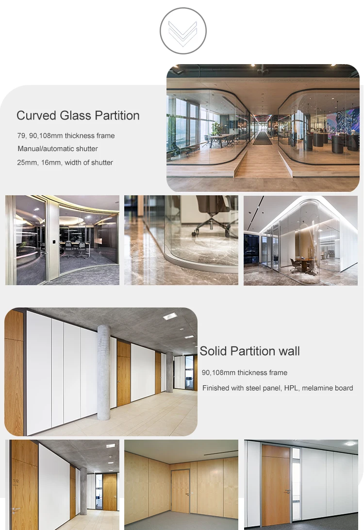 Frameless Clear Glass Partition Wall - Elegant Office Solution with ...