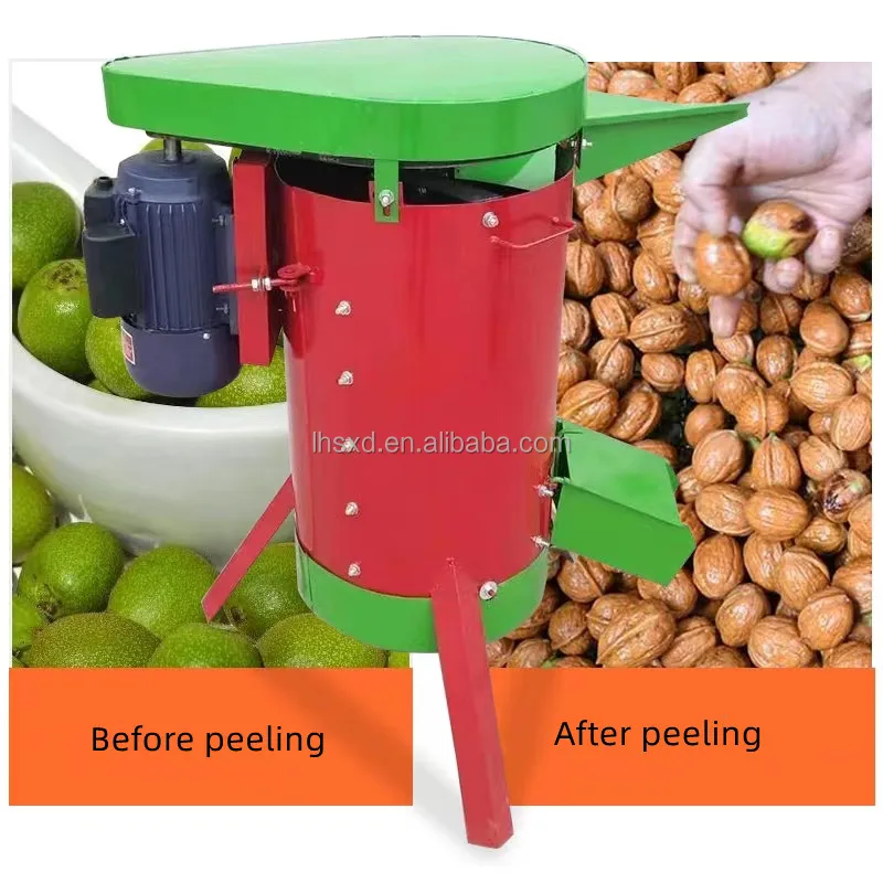 Pecan Sheller /Green Walnut Peeling Machine/ Fresh Walnut Peeling ...