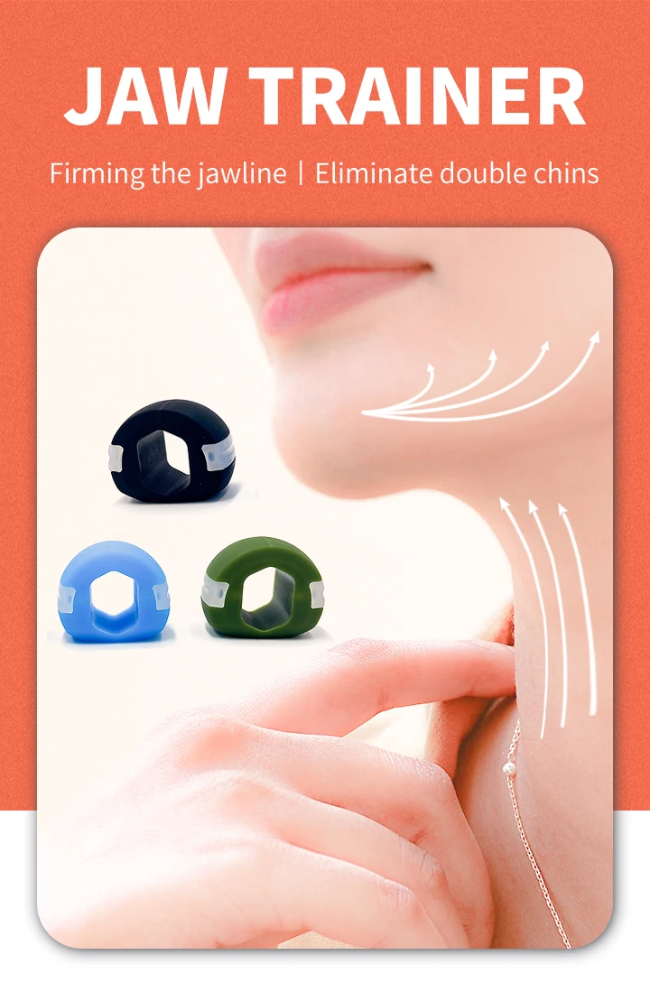 Custom Color Mandibular Line Shaping Shape Chew Jawline Exerciser Ball ...