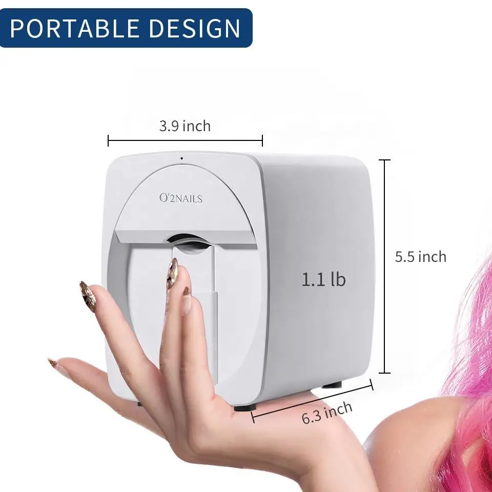 3D Smart Nail Printer Machine - Mini Fingernail Printing Device for ...