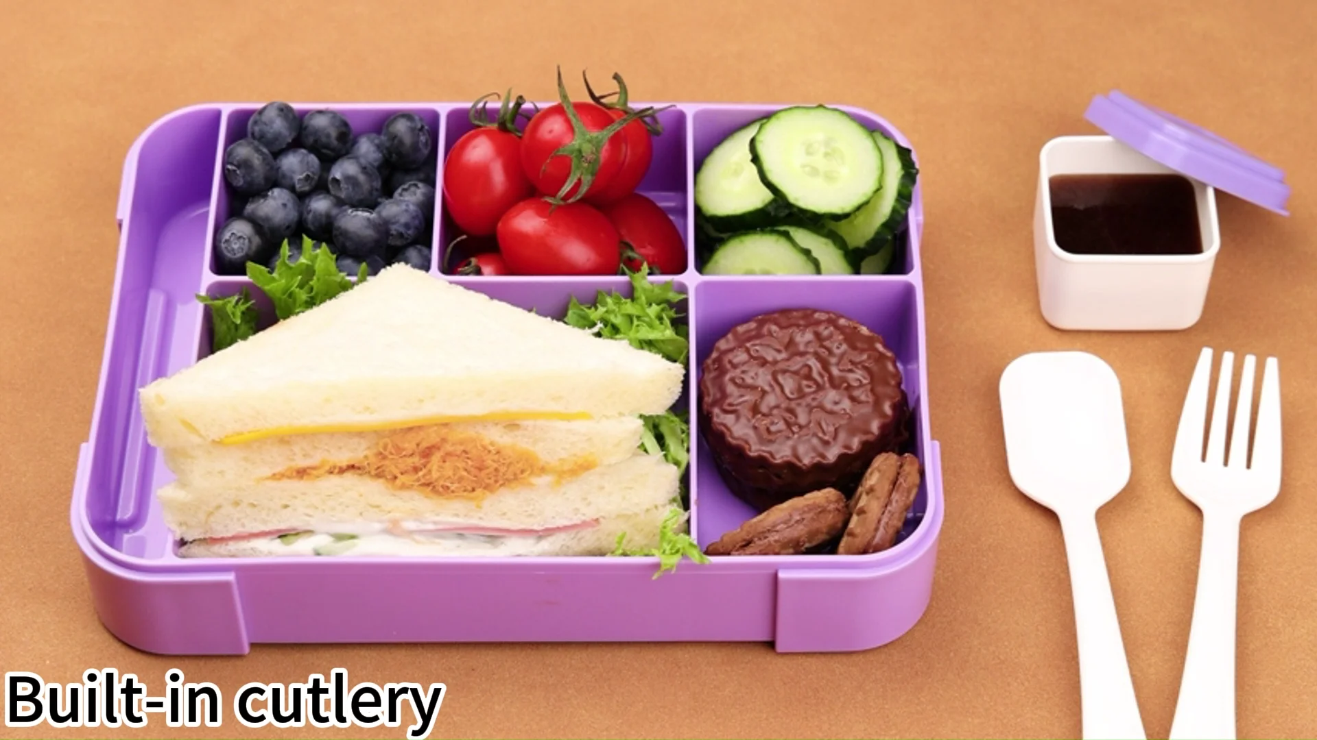 Custom School Lunchbox Divided Level Food Thermal Tiffin Insulated ...