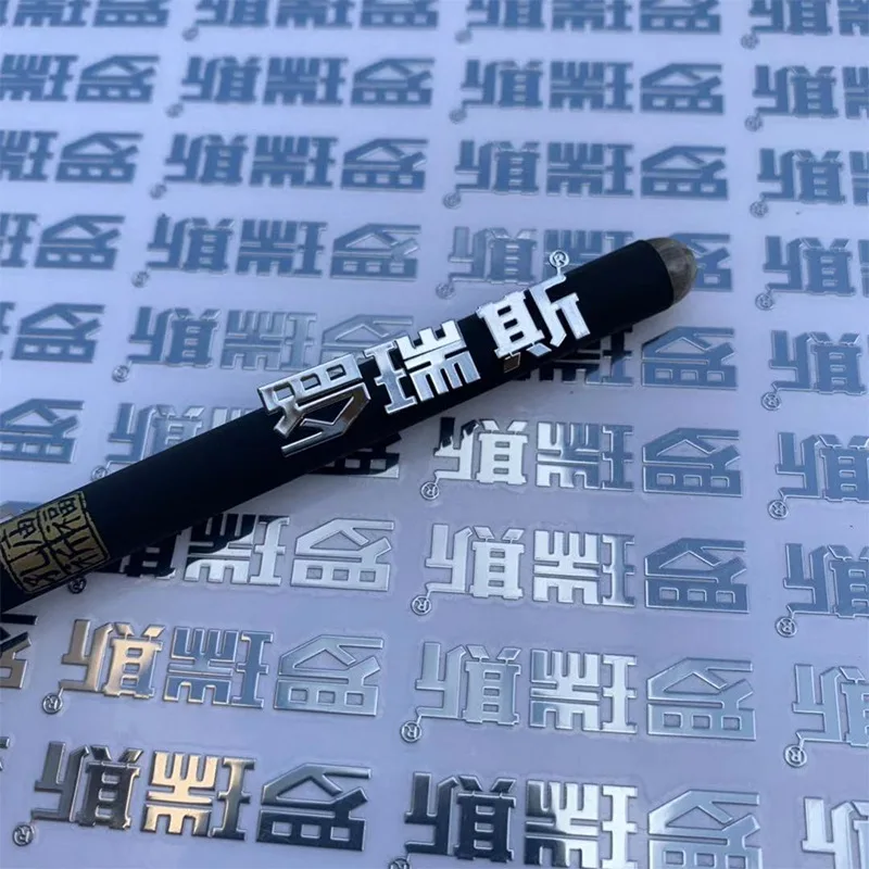 Custom High Density Heat Transfer 3d Logo Rubber Silicone Heat Transfer ...