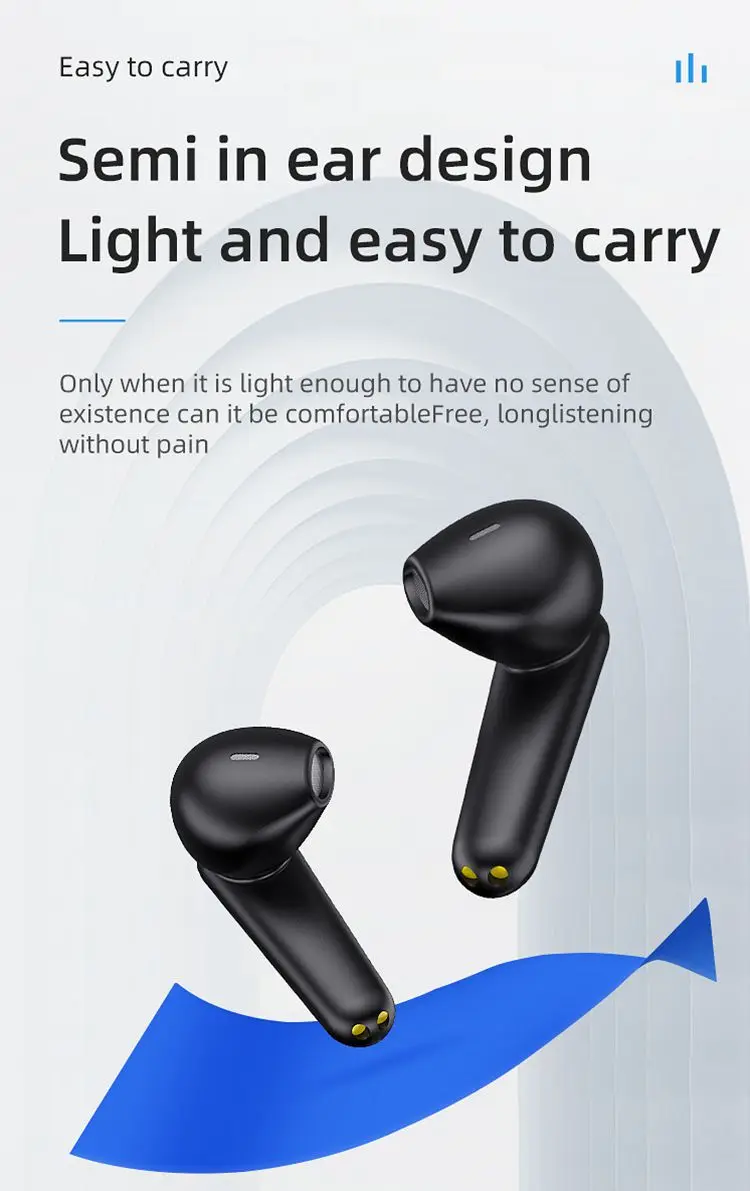 YYK-750 Wireless Earphones - Hifi Stereo for Sports & Gaming