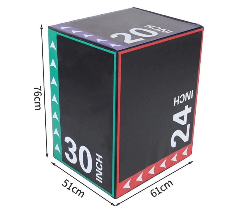 Waterproof Trapezoidal Jump Plyo Box Gymnastics Equipment Vault Box ...