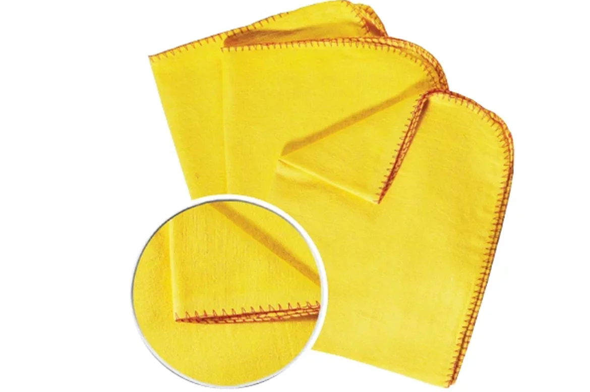 Orange Flannel Yellow Duster Yellow Flannel Cleaning Towels For Home ...