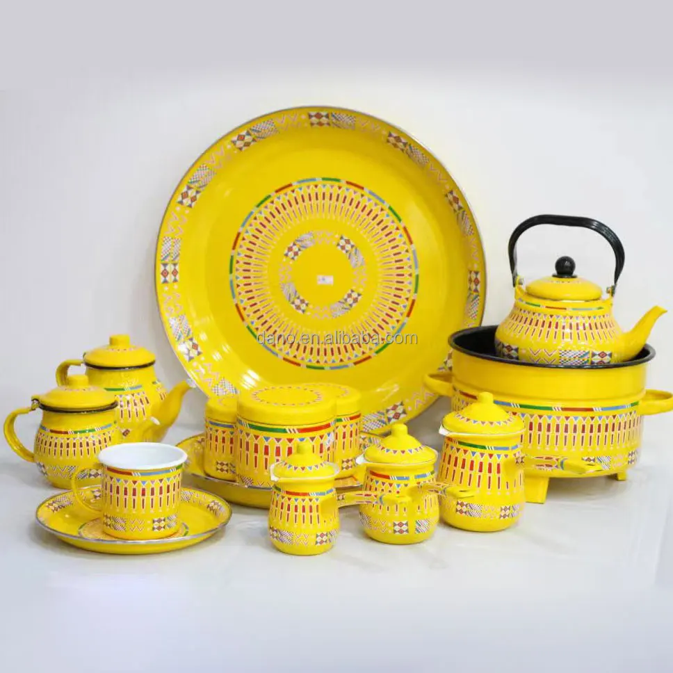 Arabic Restaurant Party Induction Metal Coffee Water Kettle Enamel ...