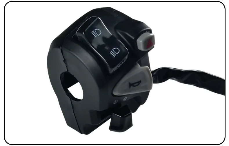 Motorcycle Switch Control Button Handlebar Mount Horn Headlight Signal ...