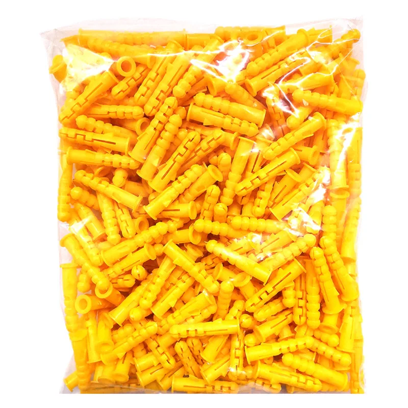 M6 M8 M10 M12 Ribbed Plastic Anchor Wall Plastic Expansion Pipe Tube ...