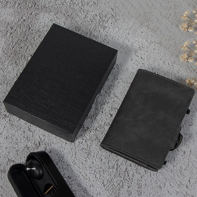 Hot Sale Billeteras Inteligentes Hombres Luxury Slim Card Holder Anti ...