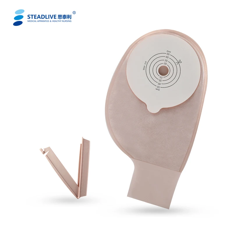 Steadlive One Piece Drainable Stoma Ostomy Bag - 600ml
