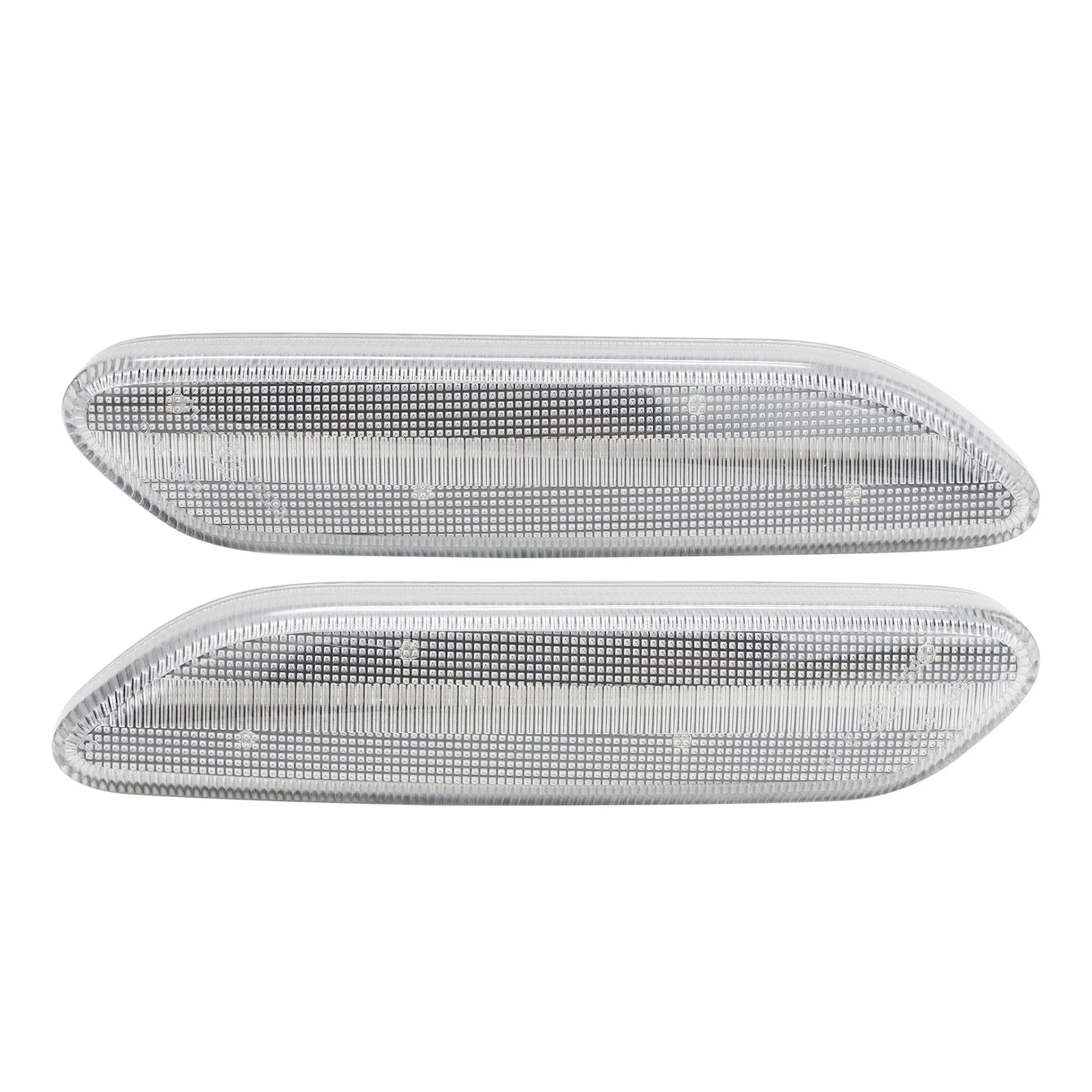 Sequential/dynamic Clear Led Side Indicator Repeaters Turn Signal Light ...