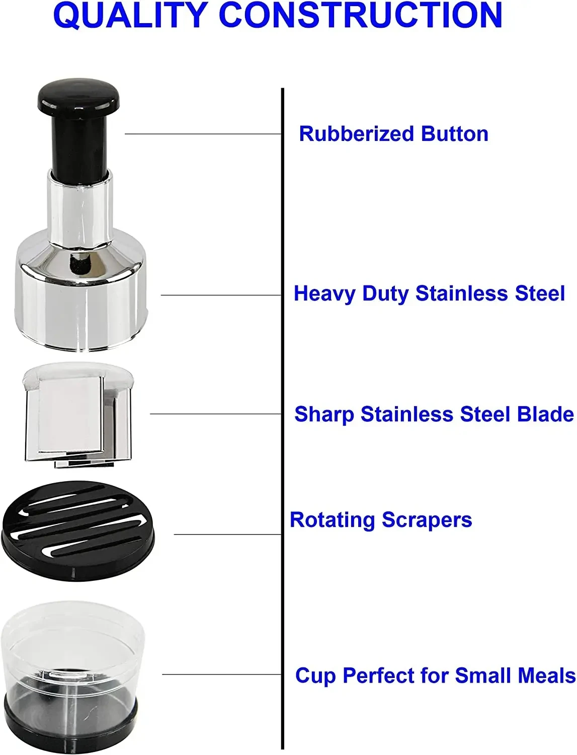 Manual Vegetable Grinder - Efficient Onion Chopper