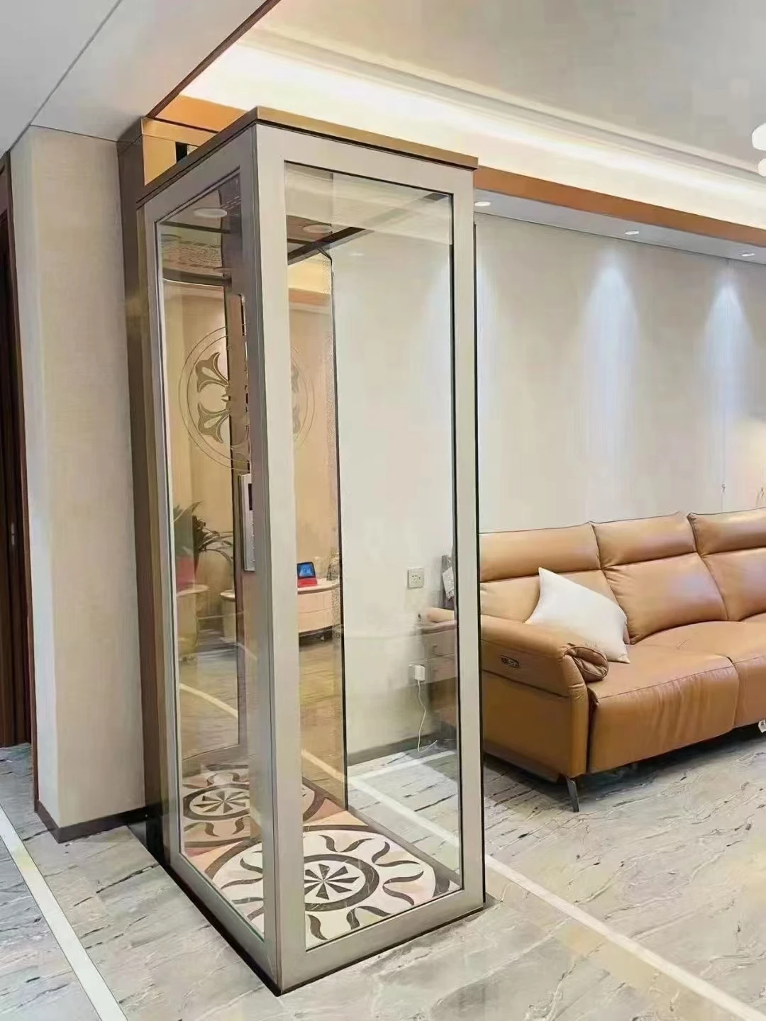 Modern Design Home Lift Elevator Cheaper Small Outdoor Hydraulic 400Kg ...
