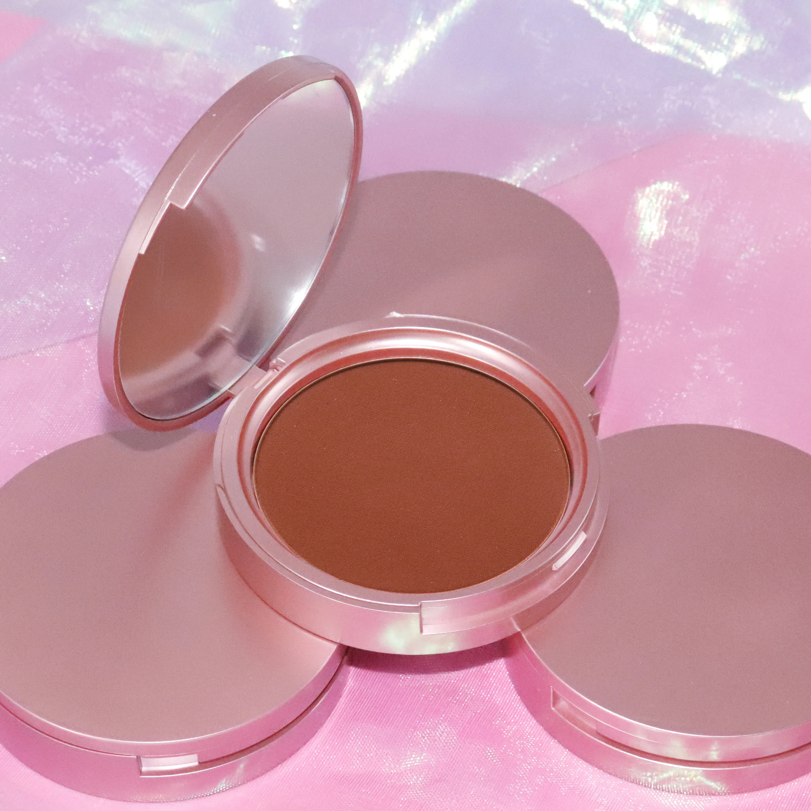 Natural Compact Powder Private Label Oem Face Powder Compact Makeup ...