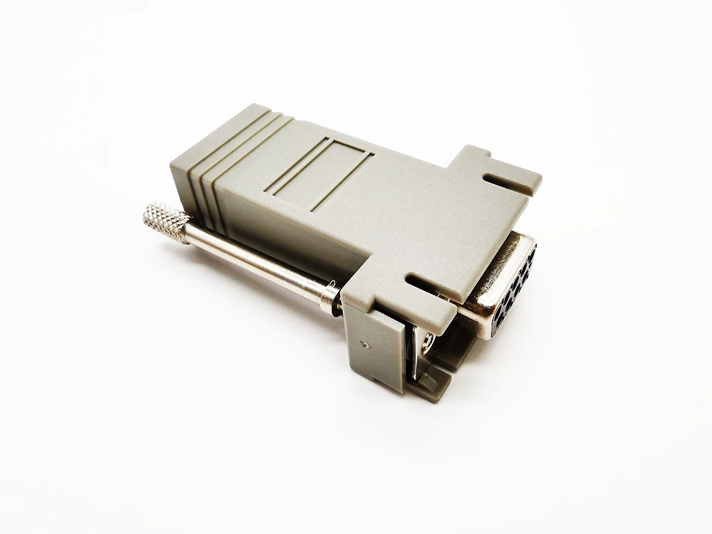 DB9 Female to RJ45 Modular Adapter - Ethernet Solution