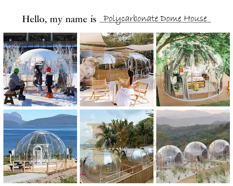 Outdoor Event Clear Waterproof Pvc Domes for Glamping