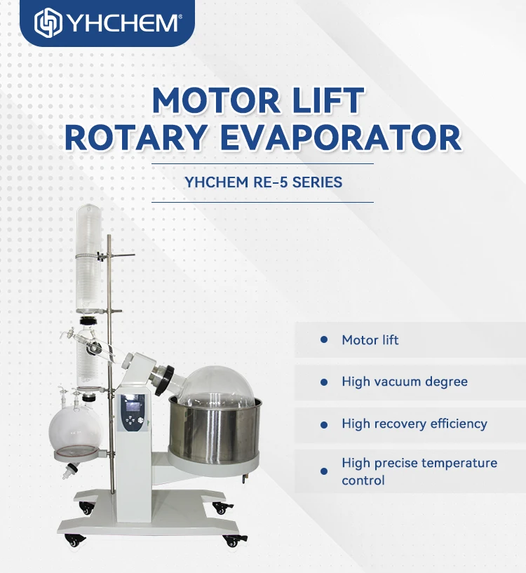 Small Distillation Equipment Lab-scale Rotary Evaporator Vacuum ...