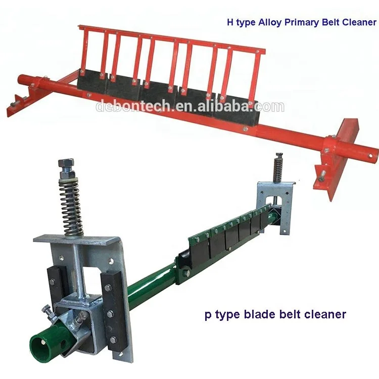 H-type Primary& Secondary Conveyor Belt Cleaner For Coal Mining ...