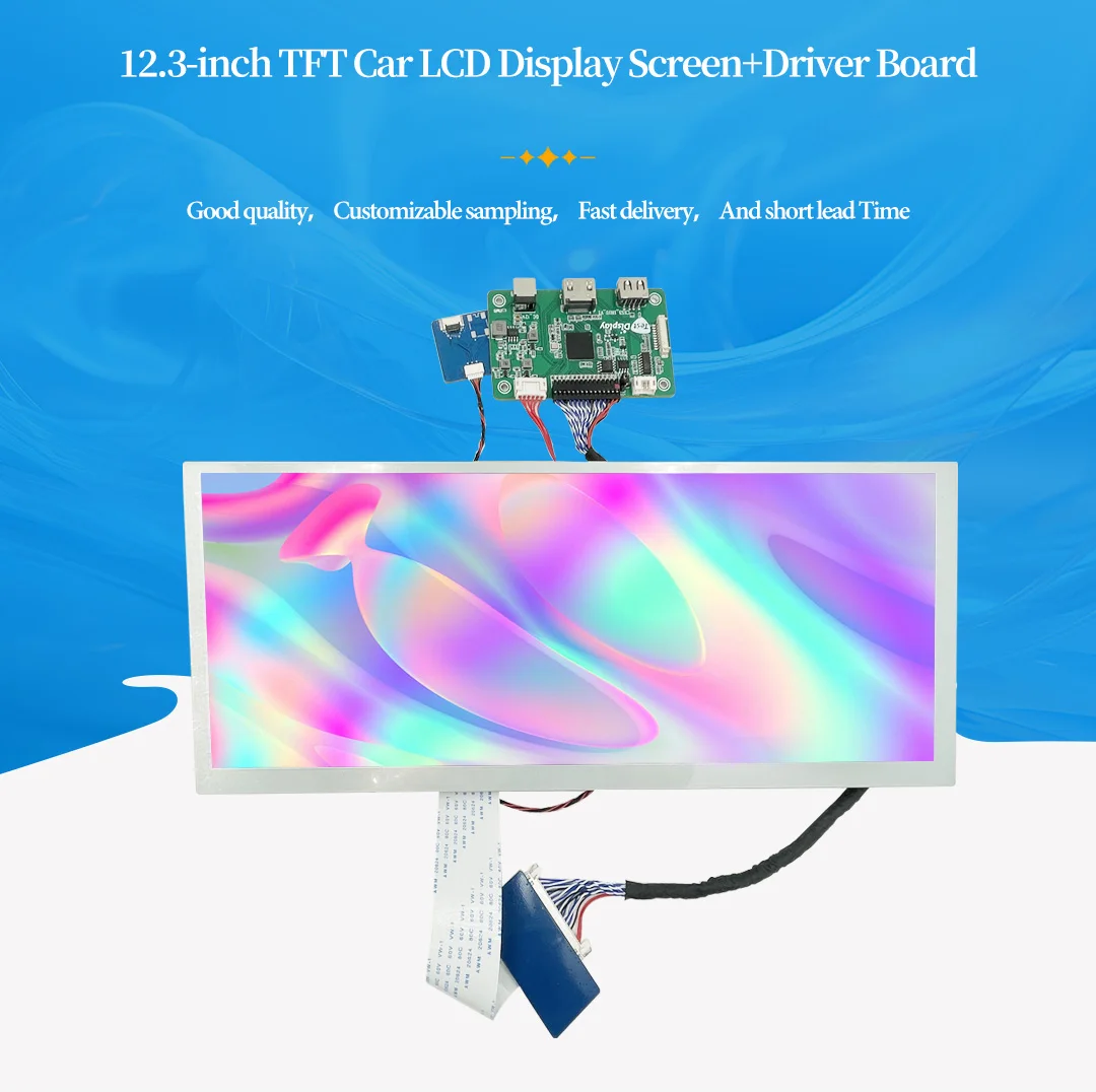 12.3 Inch TFT LCD Display - Perfect for Car Navigation