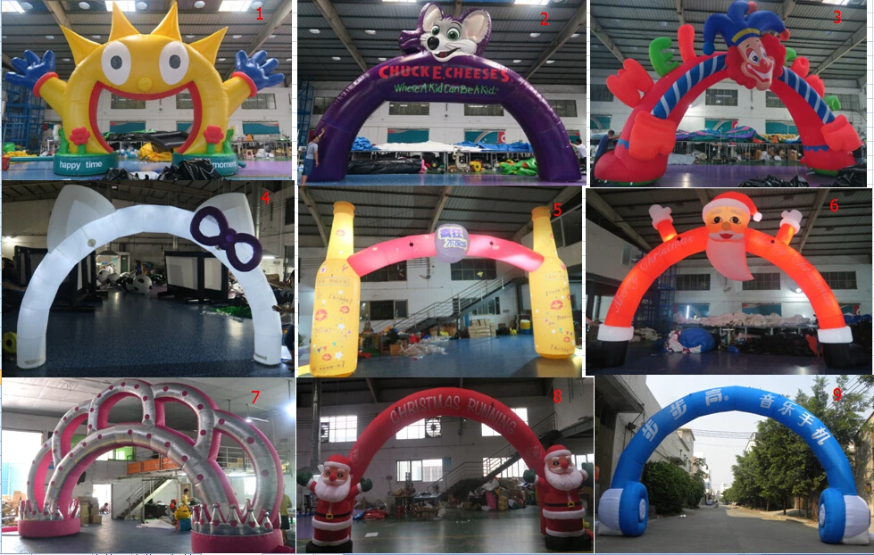 8x4m Outdoor Customize Inflatable Entrance Arch for Events