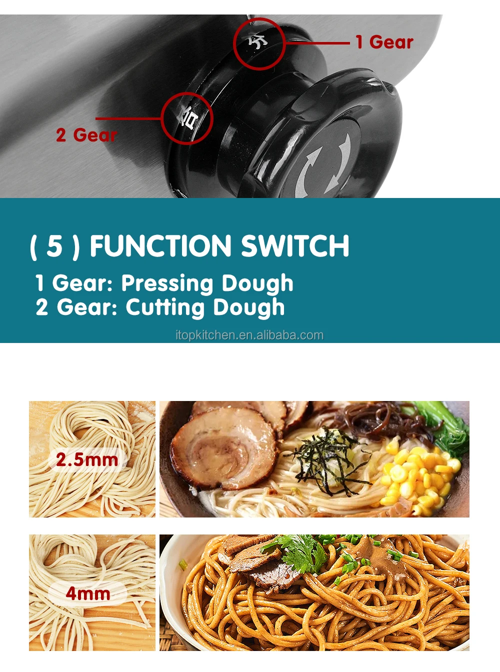 ITOP Electric Noodle Maker - Efficient Pasta Production