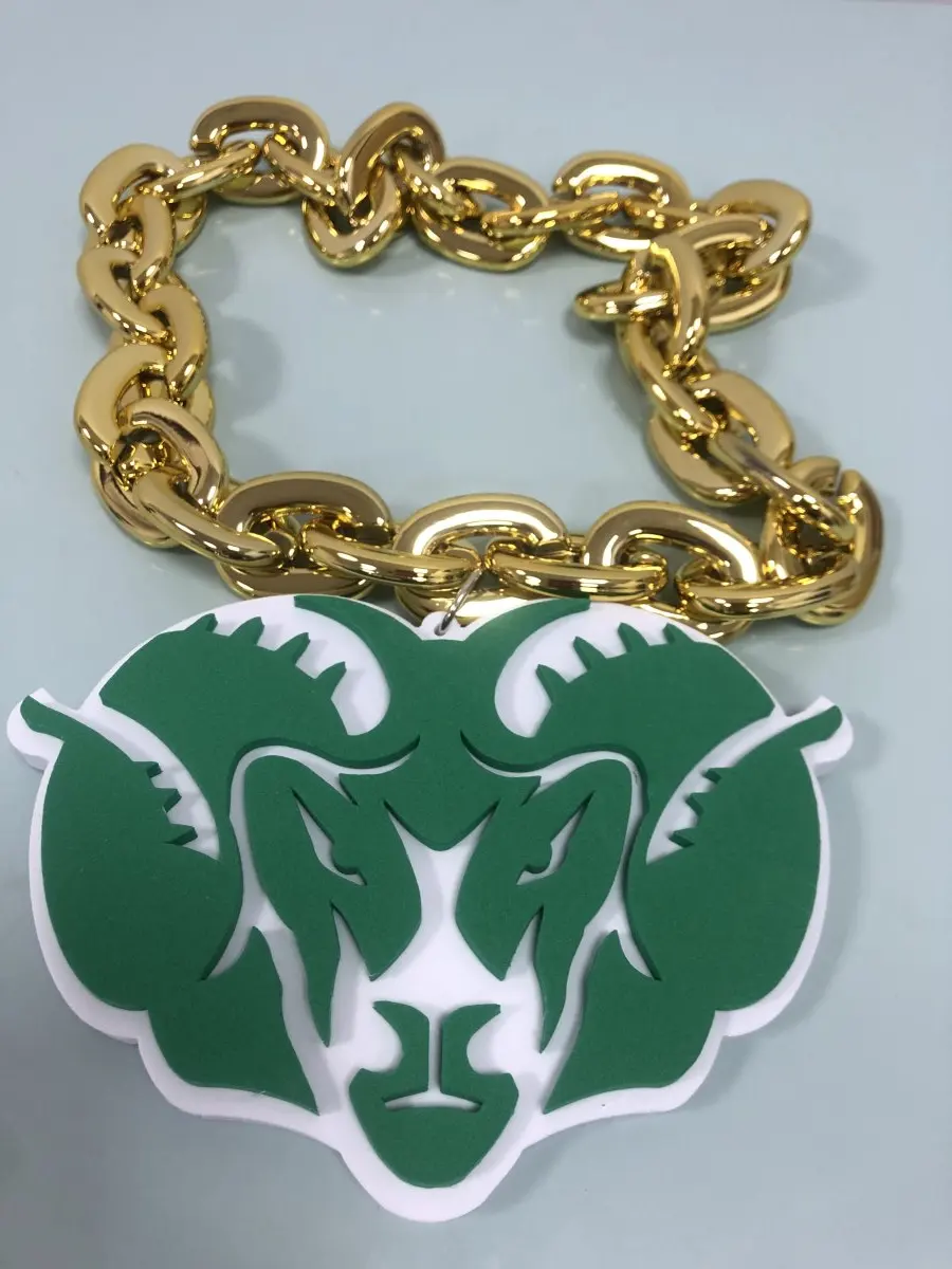 Customize Naional Football Teams Loge Oversized 3d Eva Foam Necklace ...