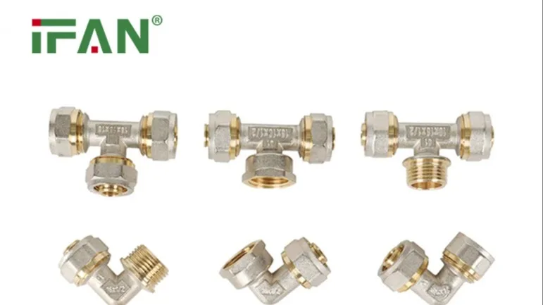 Ifan Pex Compression Fittings Yellow Thread Connection Equal Elbow Pex Pipe Fittings - Buy Pex ...