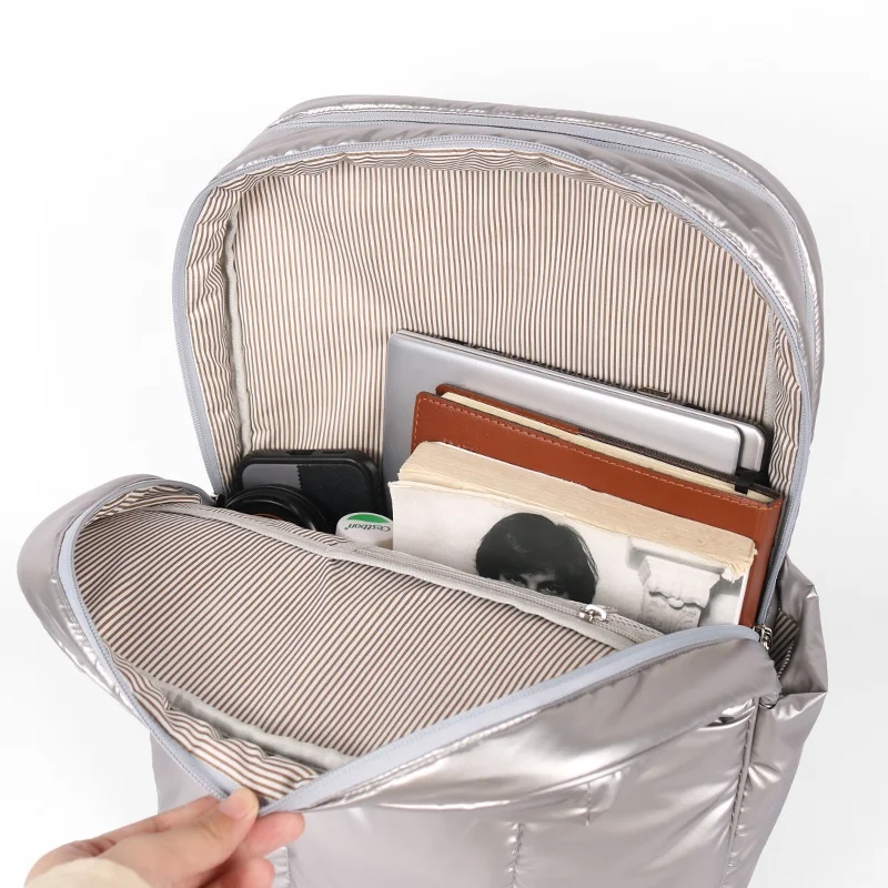 CHANGRONG Custom High Quality Women's Polyester Quilted Puffer Puffy ...