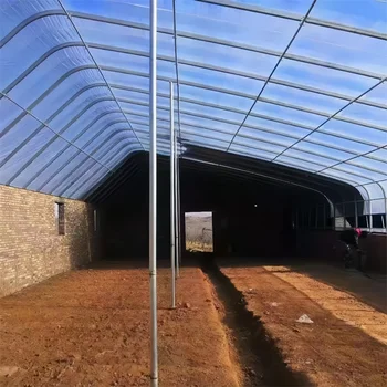 Shade Net Tunnel Blackout Galvanized Steel Frame Greenhouse Complete ...