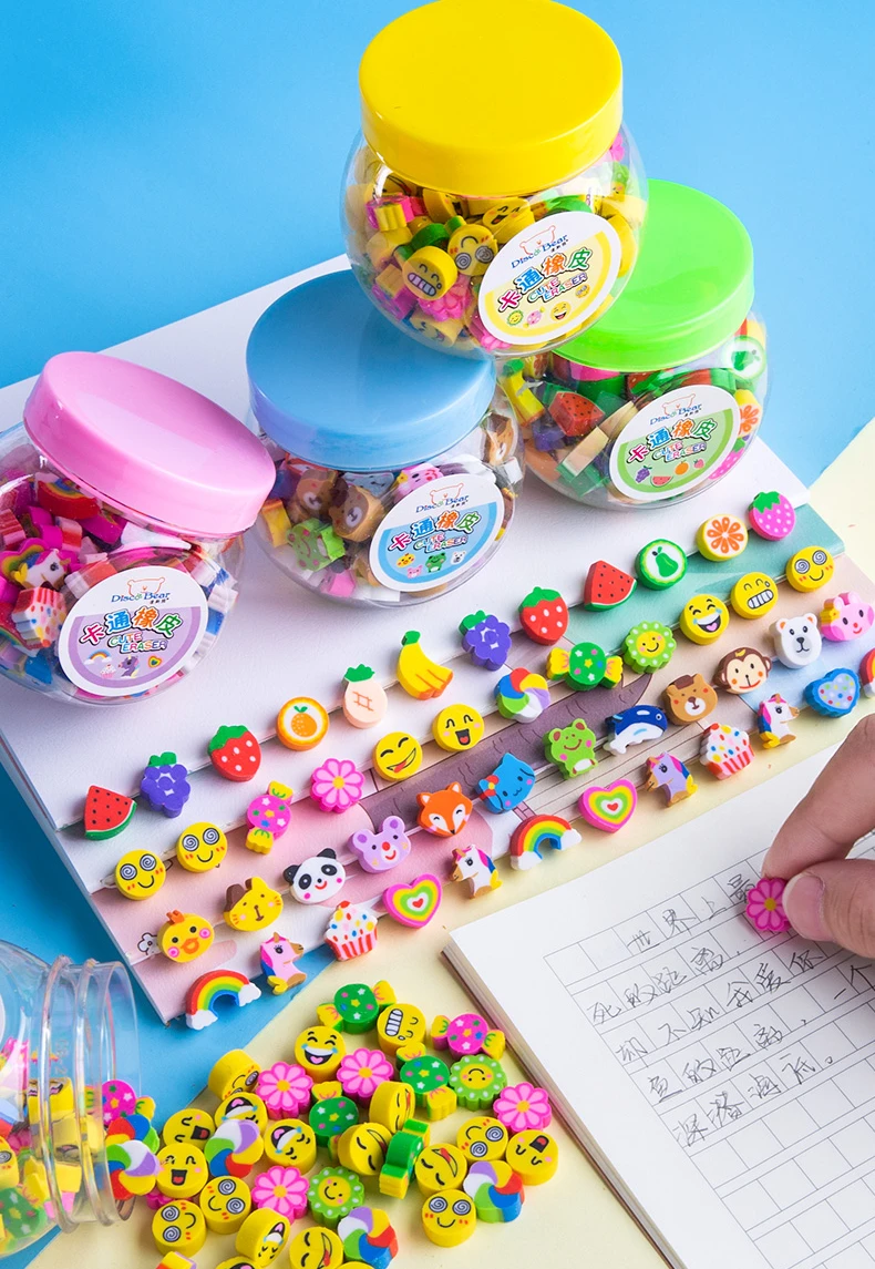 Cartoon Shaped Bucket Eraser for Students to Clean Without Leaving Any ...