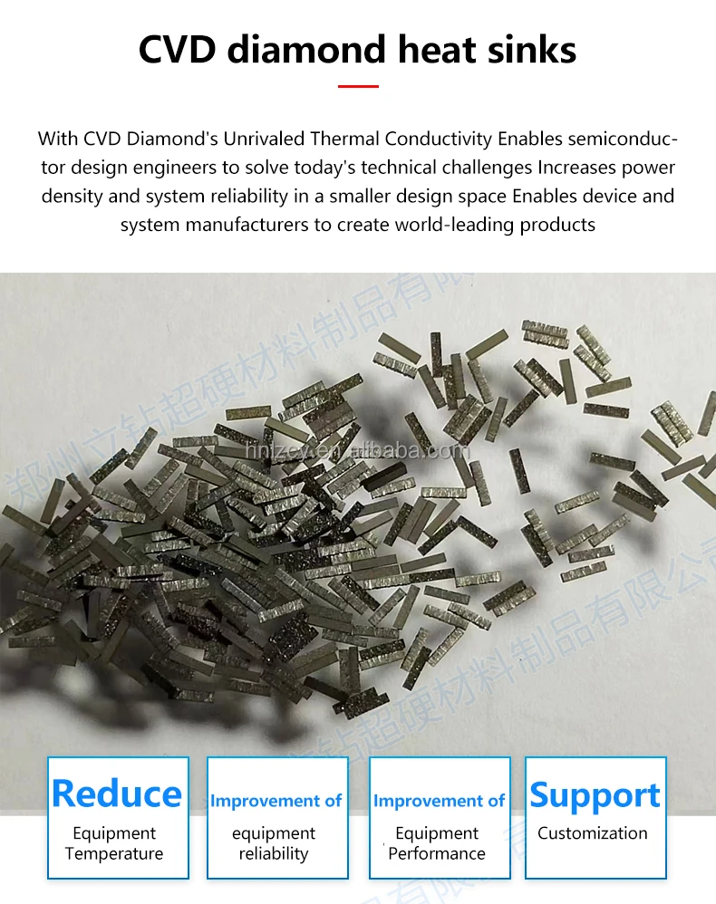 Cvd Diamond Wafer For Tweeter Dome - Buy Heat Sink Hpht Polished ...