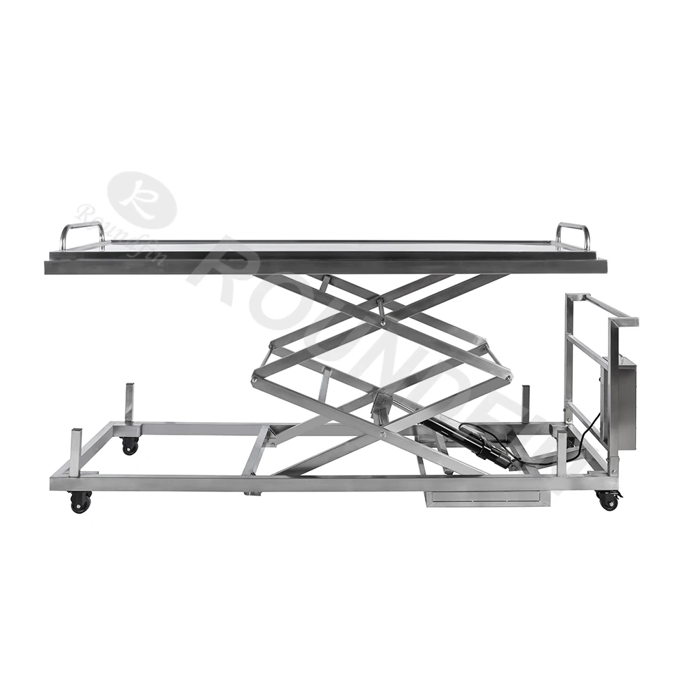 Alibaba.com: ROUNDFIN Funeral Trolley, Hydraulic Lift, Electric Morgue ...
