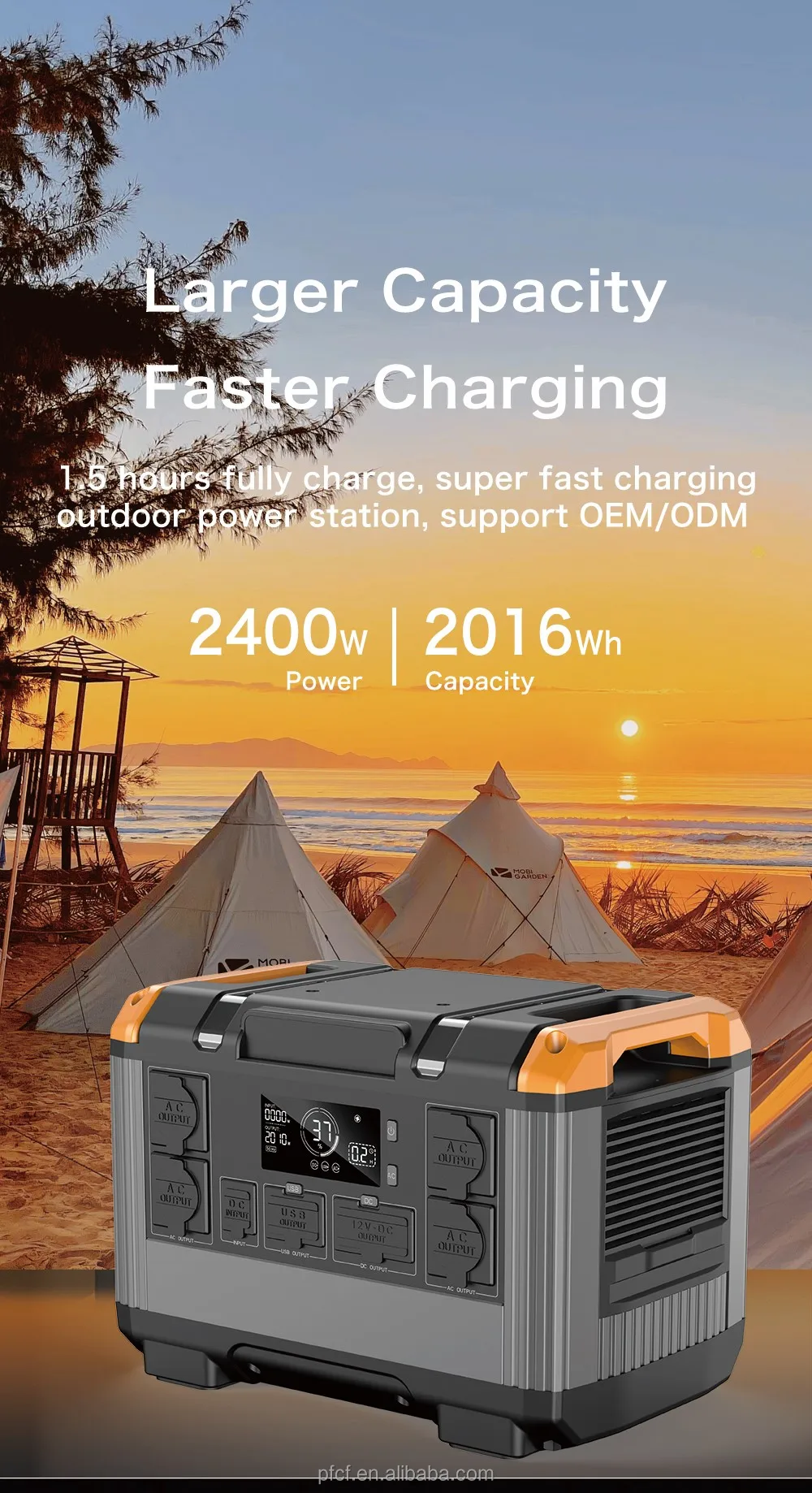 2000w 2400w 3000w Outdoor Power Bank - Reliable Energy Storage