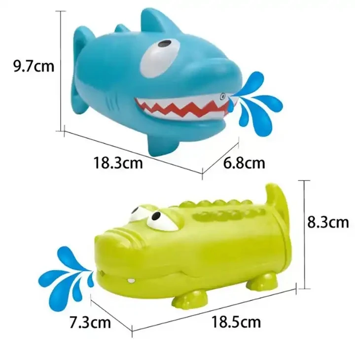 2023 Hot Selling Summer Pistol Blaster Shooter Cartoon Shark Crocodile ...