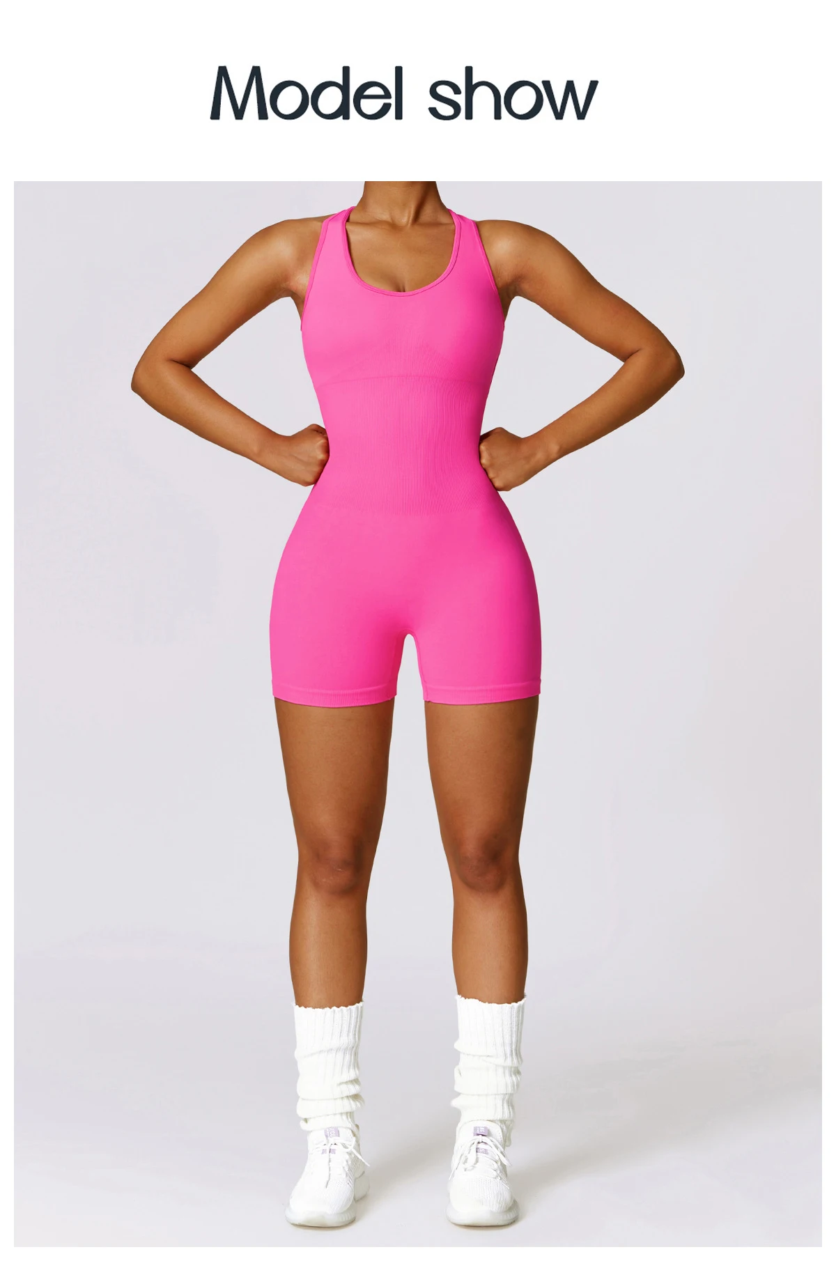 Workout Romper Women One Piece Slimming Jumpsuit Bodysuit