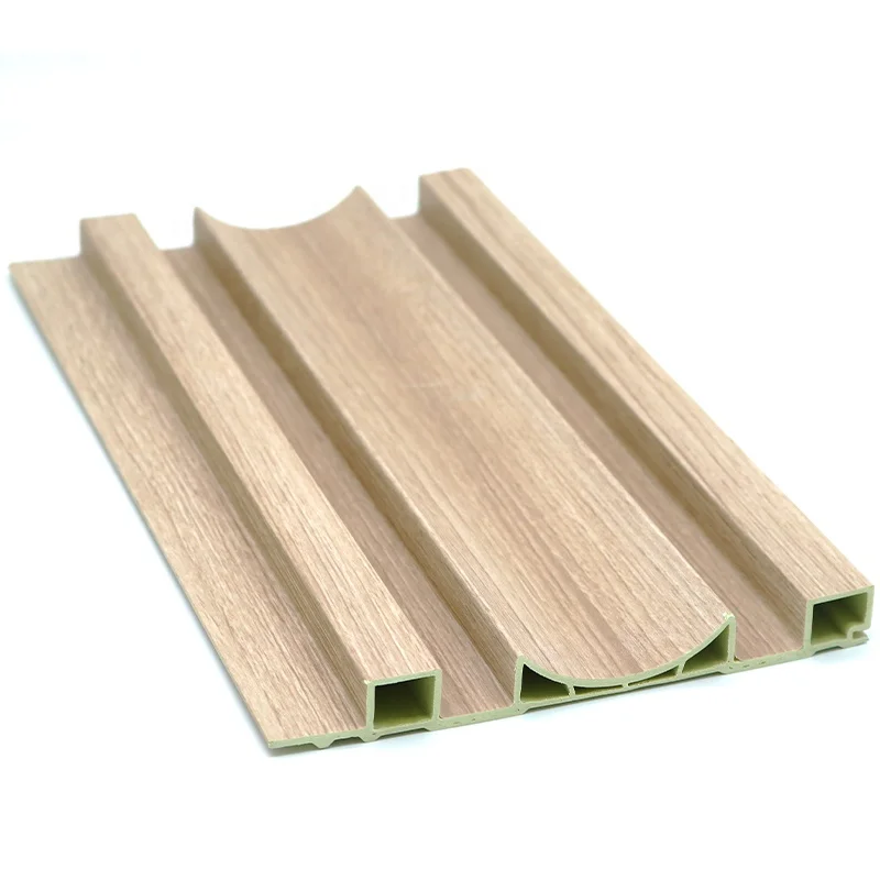 Bamboo Charcoal Fiber Extrusion 1220*2440*5/8mm Interior WPC Fluted ...