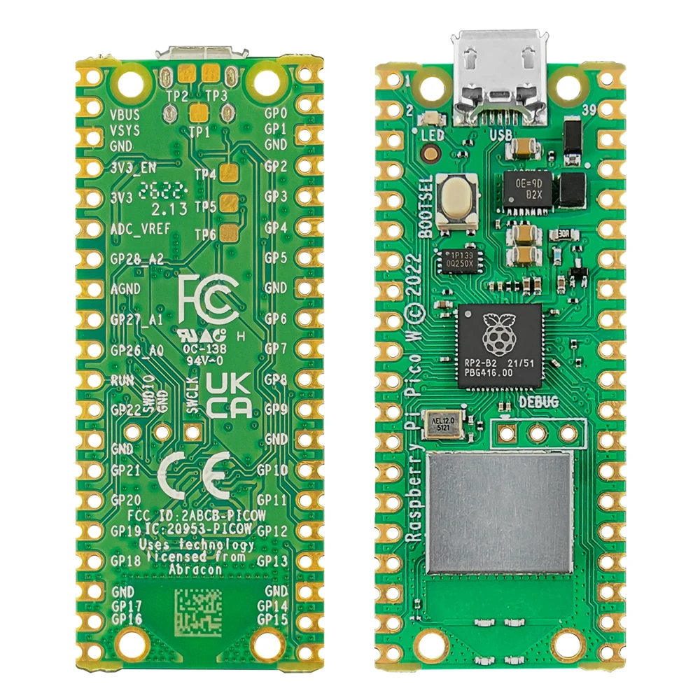 Raspberry Pi-microcontrolador inalámbrico con WiFi para ordenador, microcontrolador con doble ...