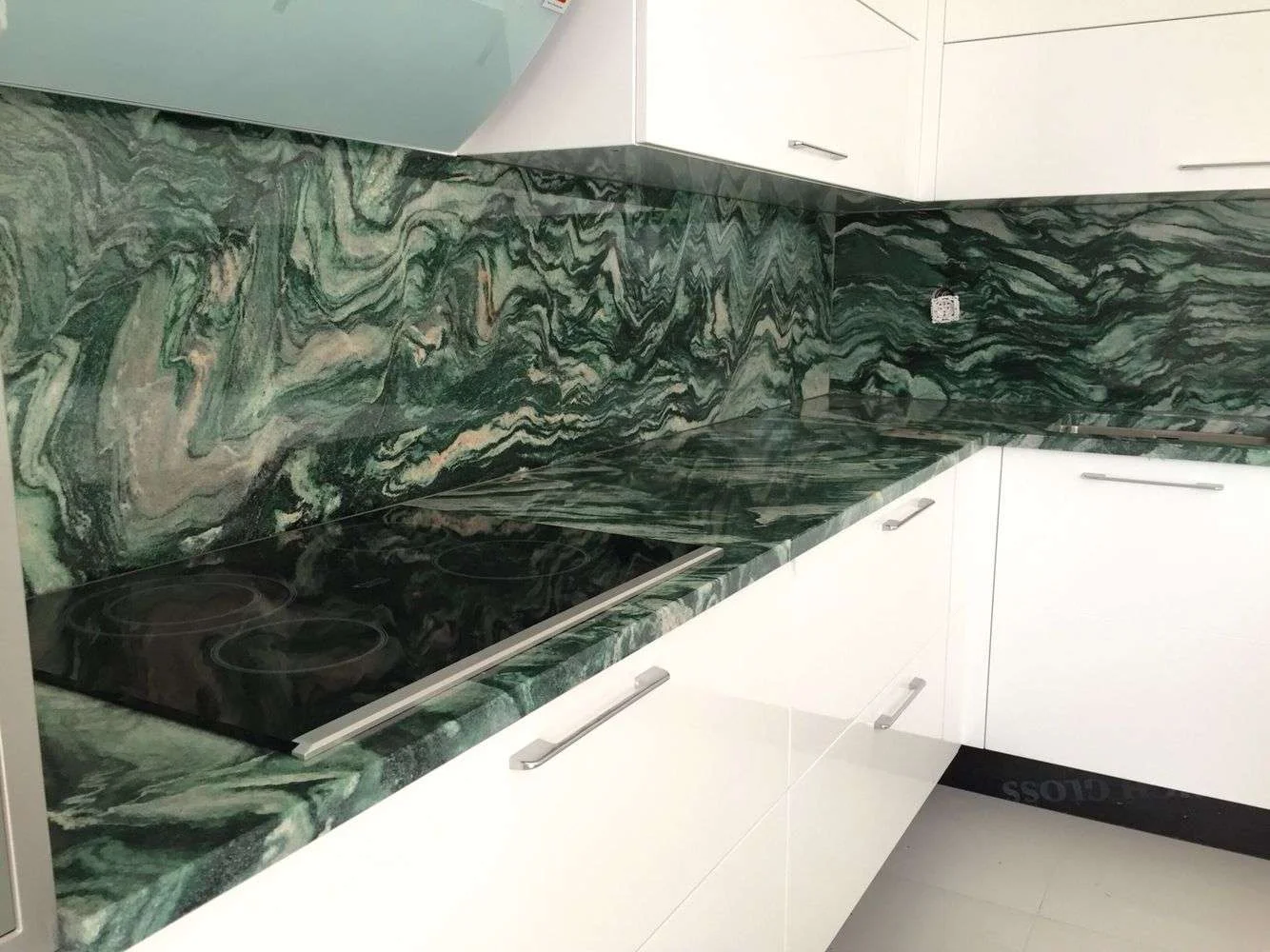 Newstar Kitchen Countertop Slabs Background Wall Norwegian Verde ...