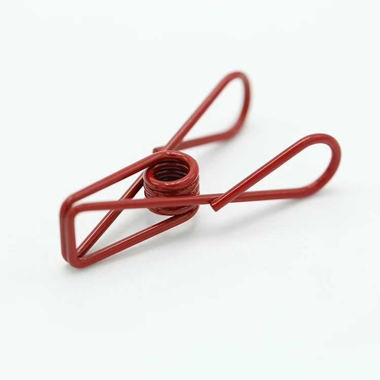 Stainless Steel Spring Socks Hanging Pegs Spring Clips Clamps Clothes ...