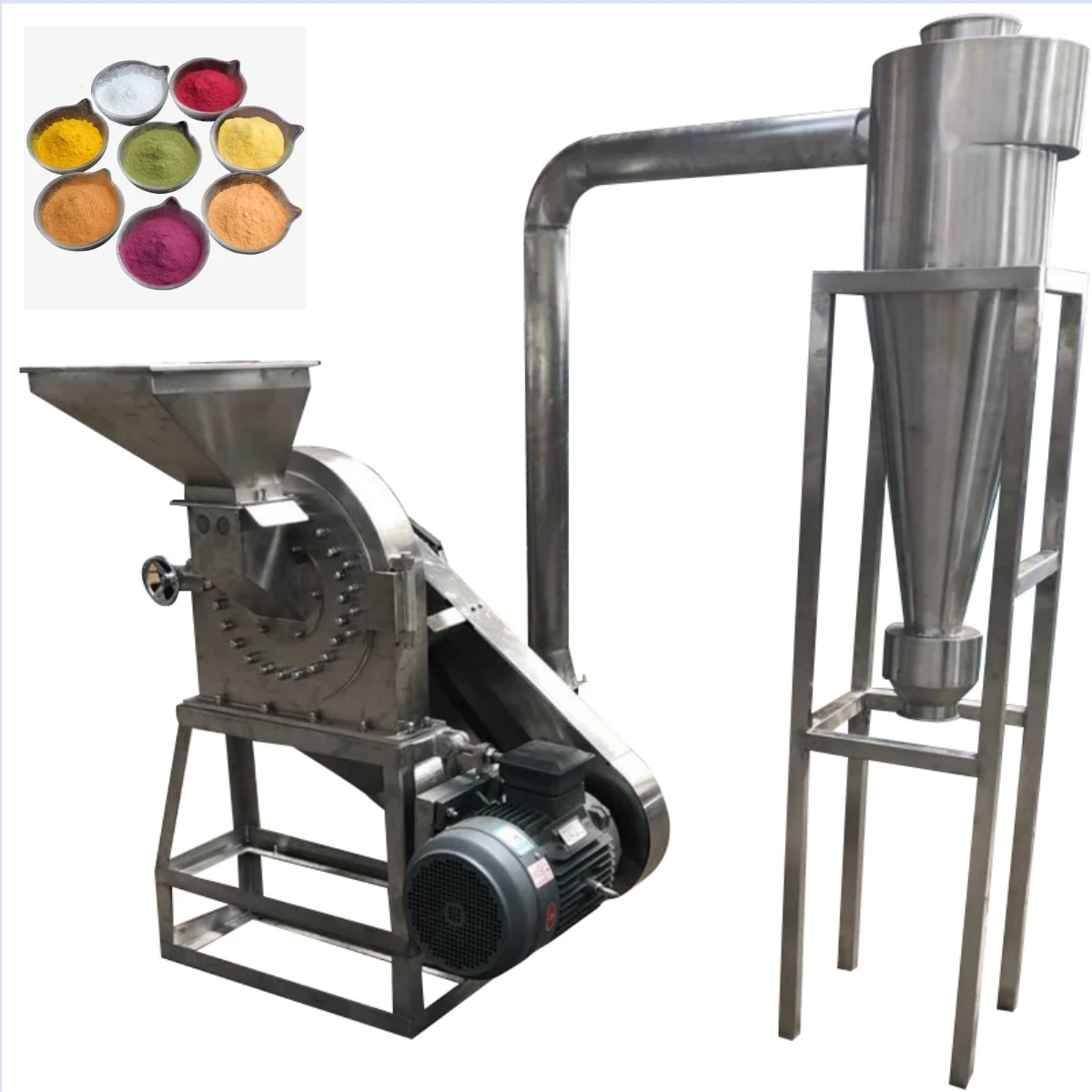 Small Cyclone Dust Collector Spice Grinder Cyclone Mill Grinder For ...