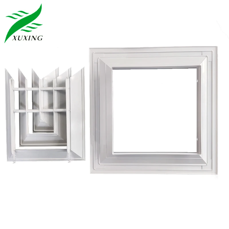 Hvac Air Conditioning Aluminum Ceiling Directional Exhaust Air Vent 3 ...