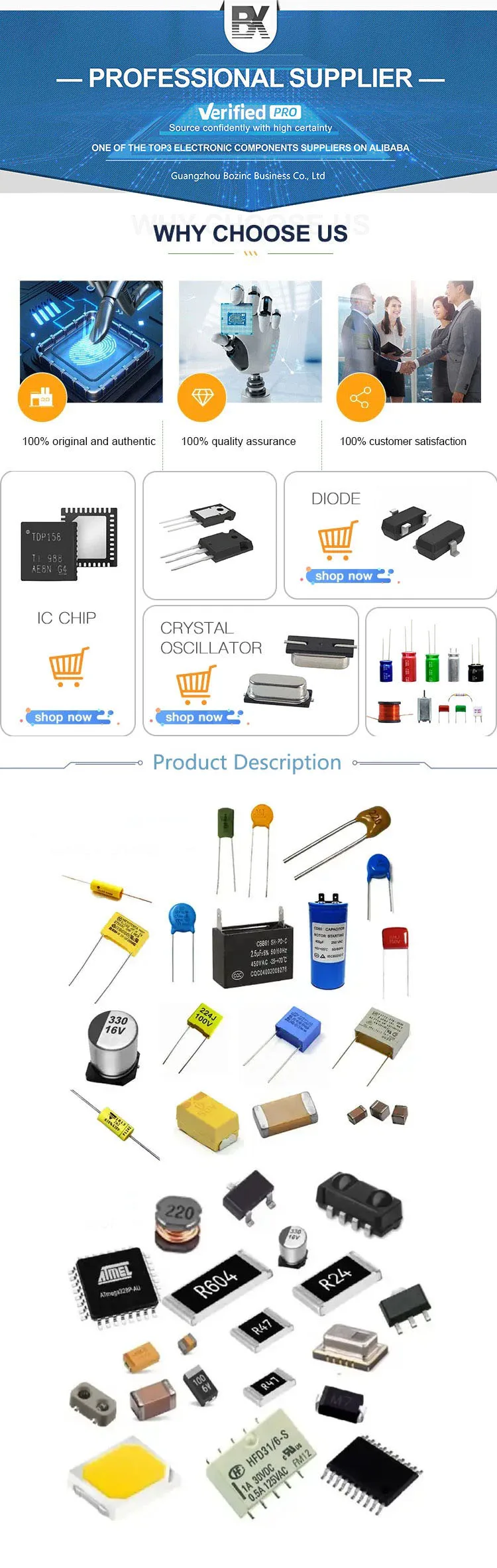 Mlc Series Varistor 0603 5v Esd Protector Cg0603mlc-05e - Buy Cg0603mlc ...