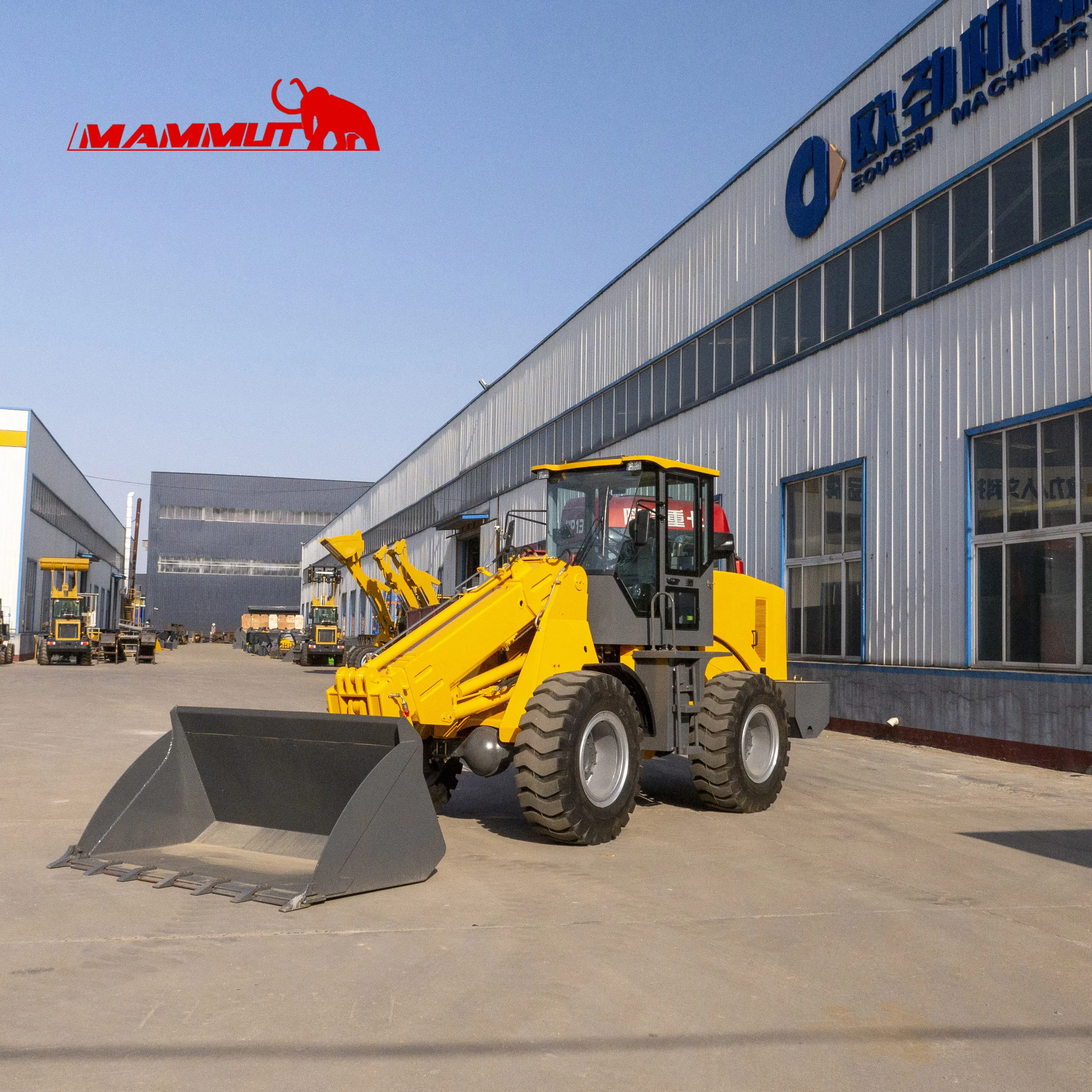 Mammut Tl3000 3ton Cargador Frontal Compact Mini Front Loader Wood ...