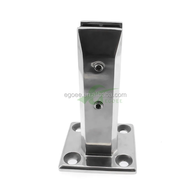 SS Bunnings Glass Railing Earthing Pool Fence Balustrade Clamps Black ...