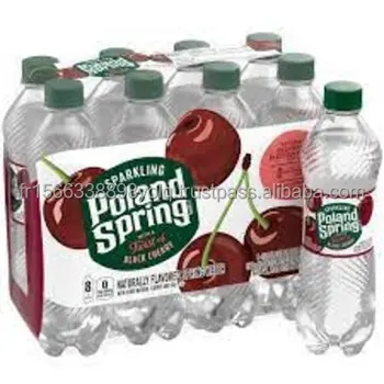 Poland Spring Brand Sparkling Natural Spring Water,Black Cherry 16.9 Fl ...