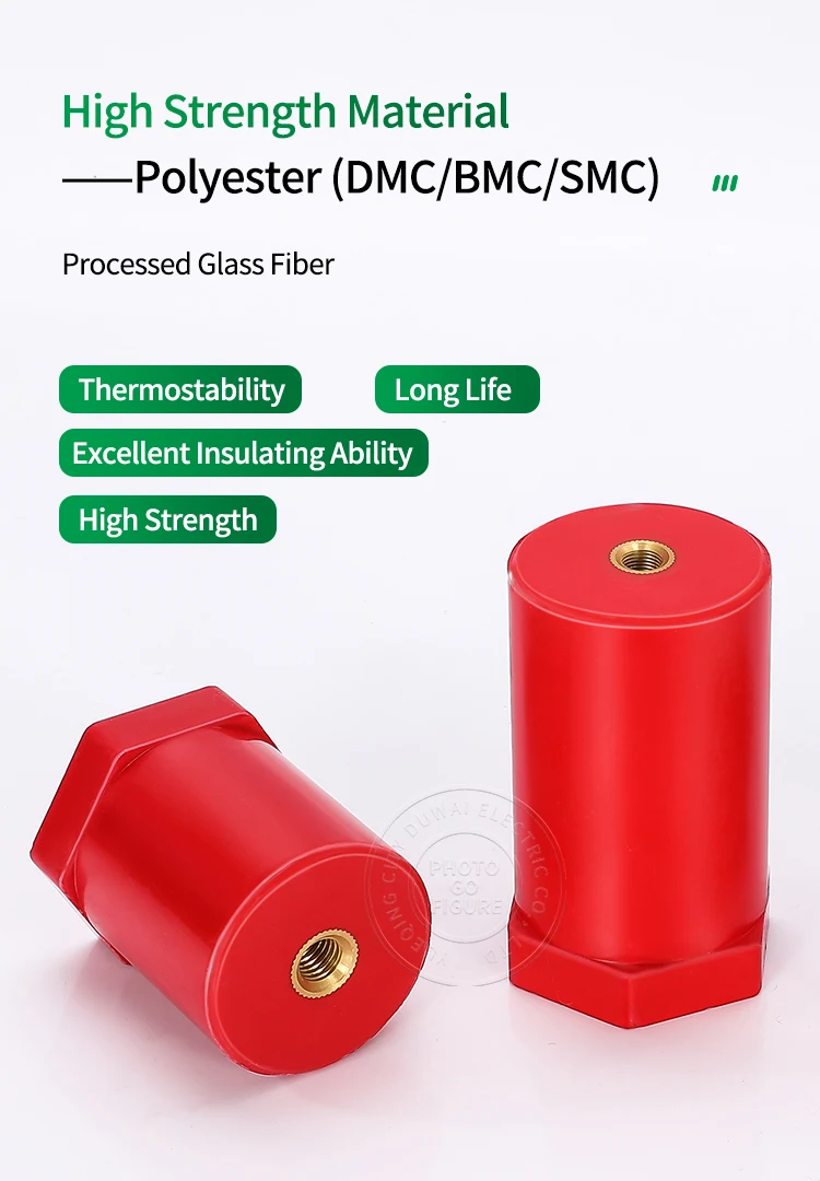 Duwai Bmc Sb Series Electrical Low Voltage Step Standoff Busbar Insulator Series Screw M8-12 ...