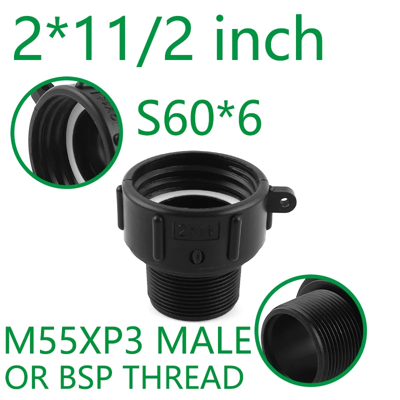 Ibc Coupling Threaded Connection Ibc Quick Adapter S60x6 Female Camlock ...