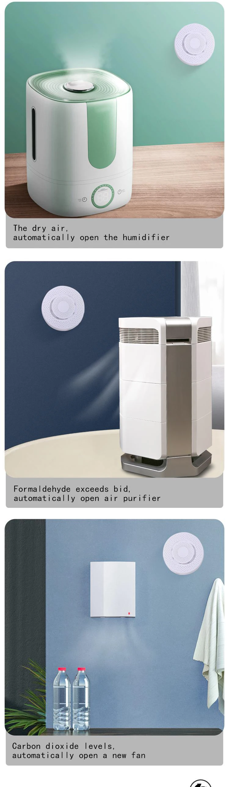 Smart Air Box Tuya Zigbee Temperature Humidity Detector Smart Life ...